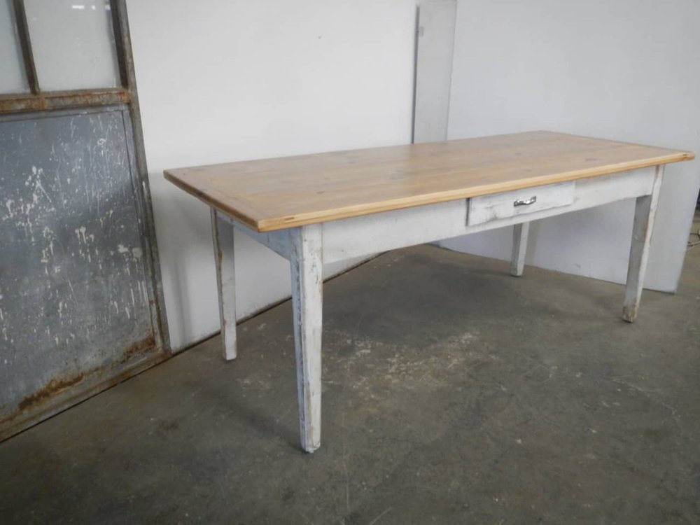 Dining Table in Spruce, 1970s for sale at Pamono