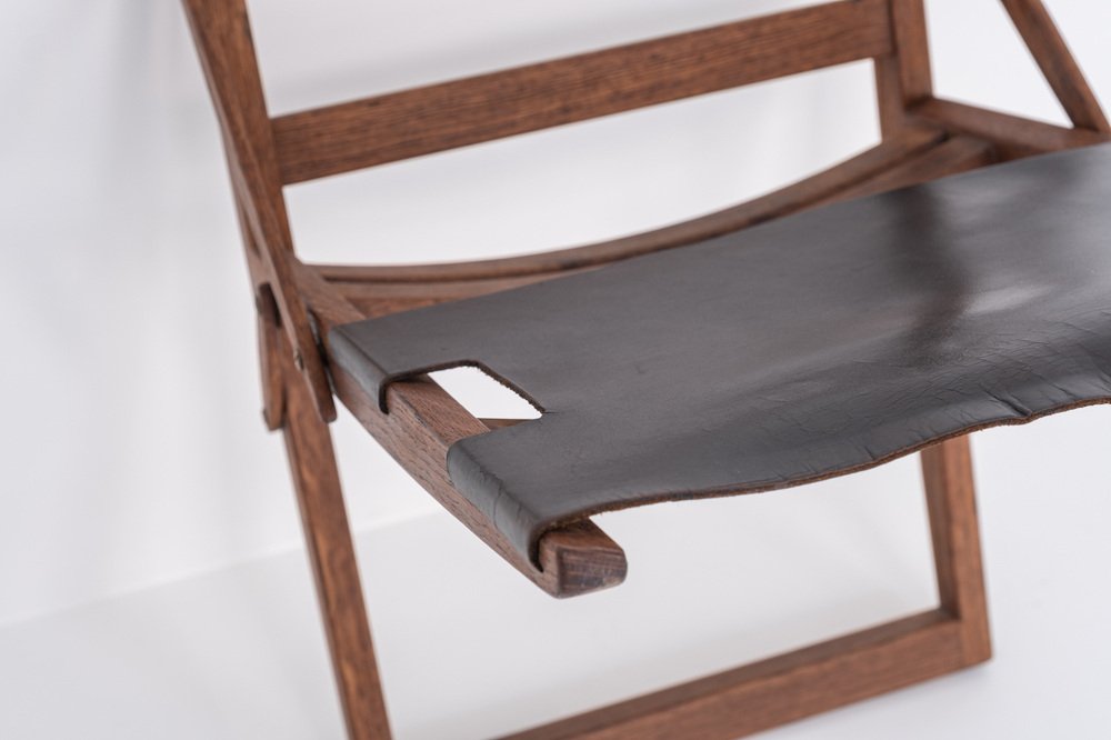 Vintage Folding Stool by Peter Hvidt & Orla Mølgaard-Nielsen for Ludvig ...