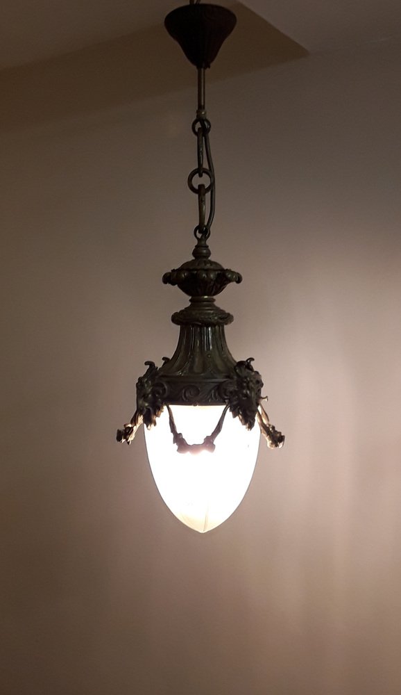 Antique French Ceiling Lamp, 1890s for sale at Pamono