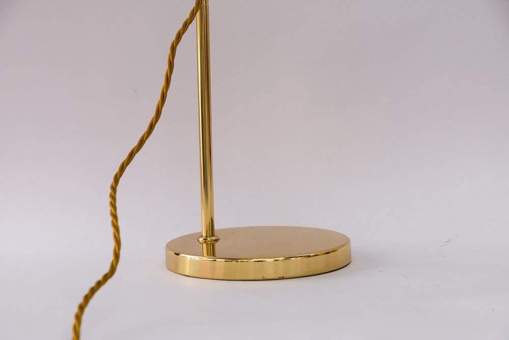 Art Deco Hight Adjustable Condor Table Lamp with Original Glass Shade ...