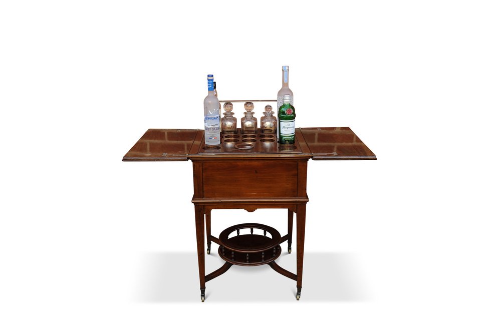 Vintage Elevette Drinks Cabinet in Mahogany from Aspreys, 1920s, Set of ...