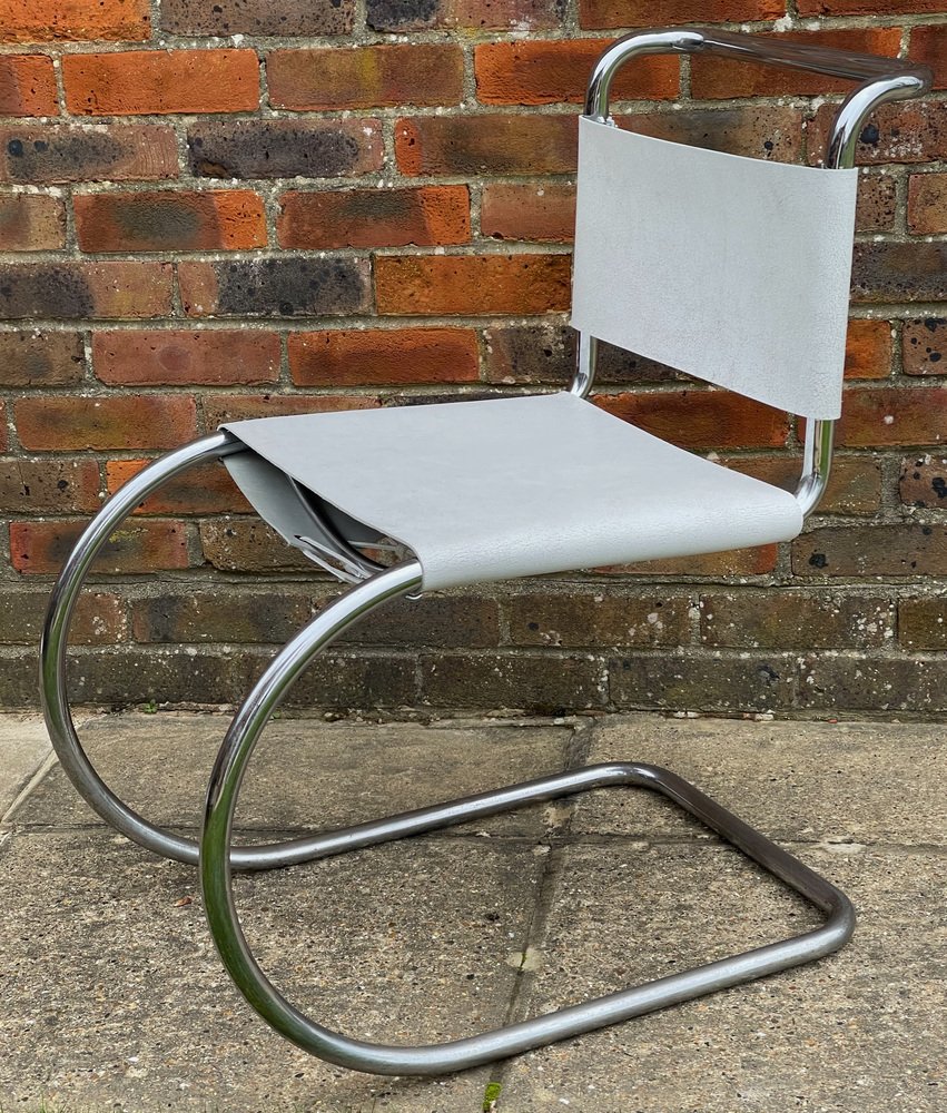 Chaise Cantilever Bauhaus MR10 attribuée à Ludwig Mies Van Der Rohe, 1930s en vente sur Pamono