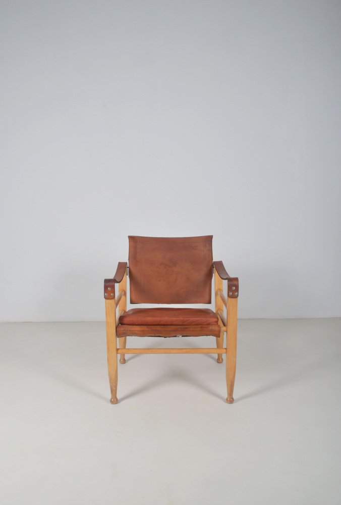 Danish Safari Chair attributed to Aage Bruun & Son, 1950s for sale at ...