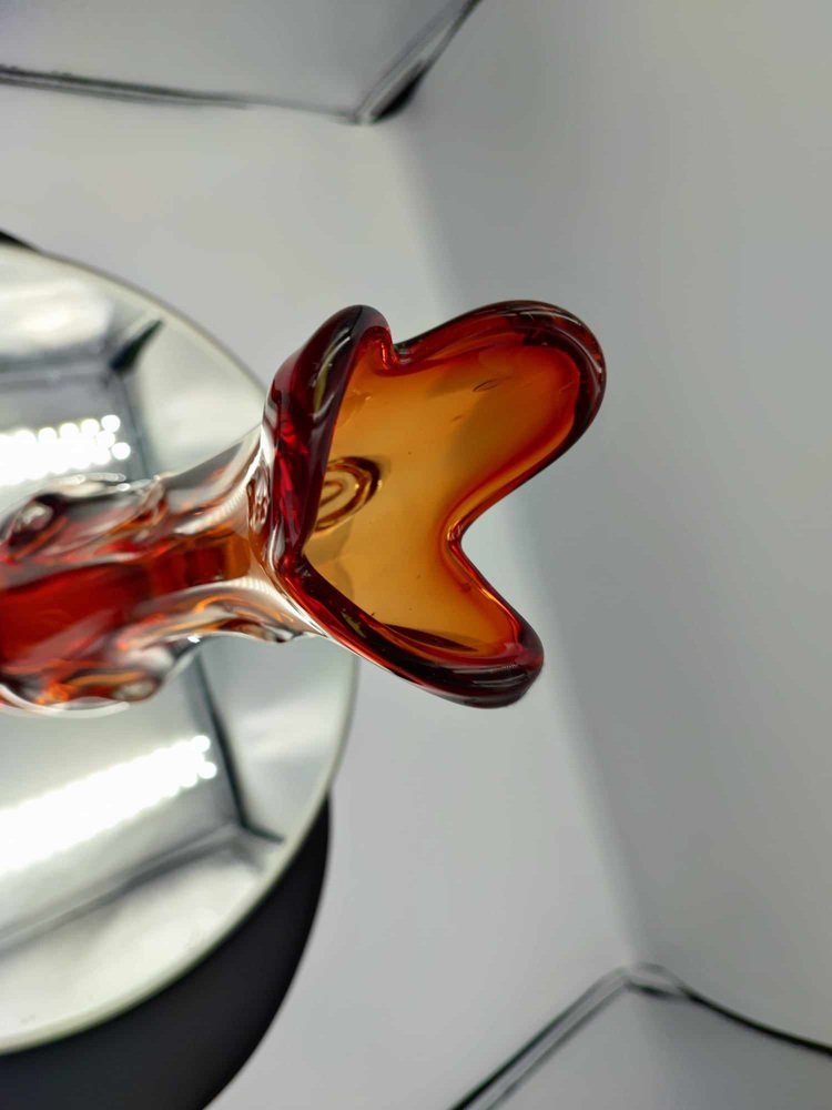 Vintage Polish Glassworks Laura Vase, 1970s for sale at Pamono