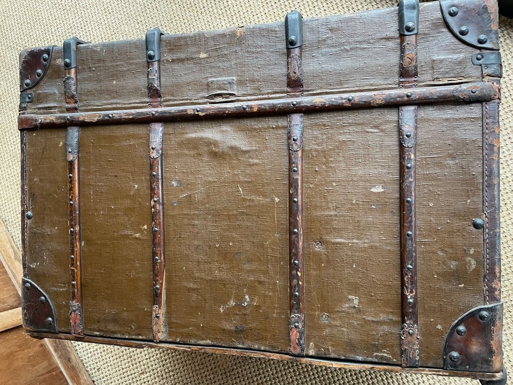 Vintage Transport Trunk, 1890s for sale at Pamono