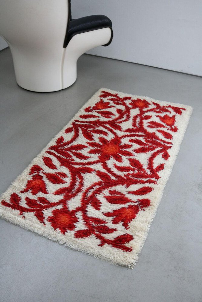 Space Age Rug in Wool, 1970s for sale at Pamono
