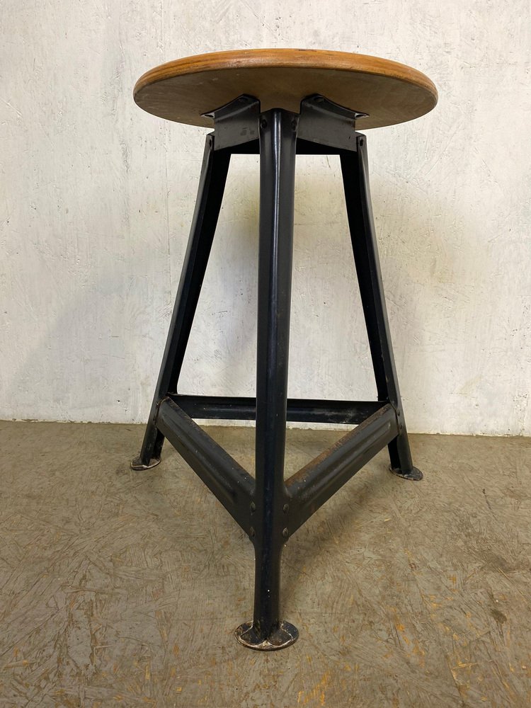 Workshop Stool in Industrial Style for sale at Pamono