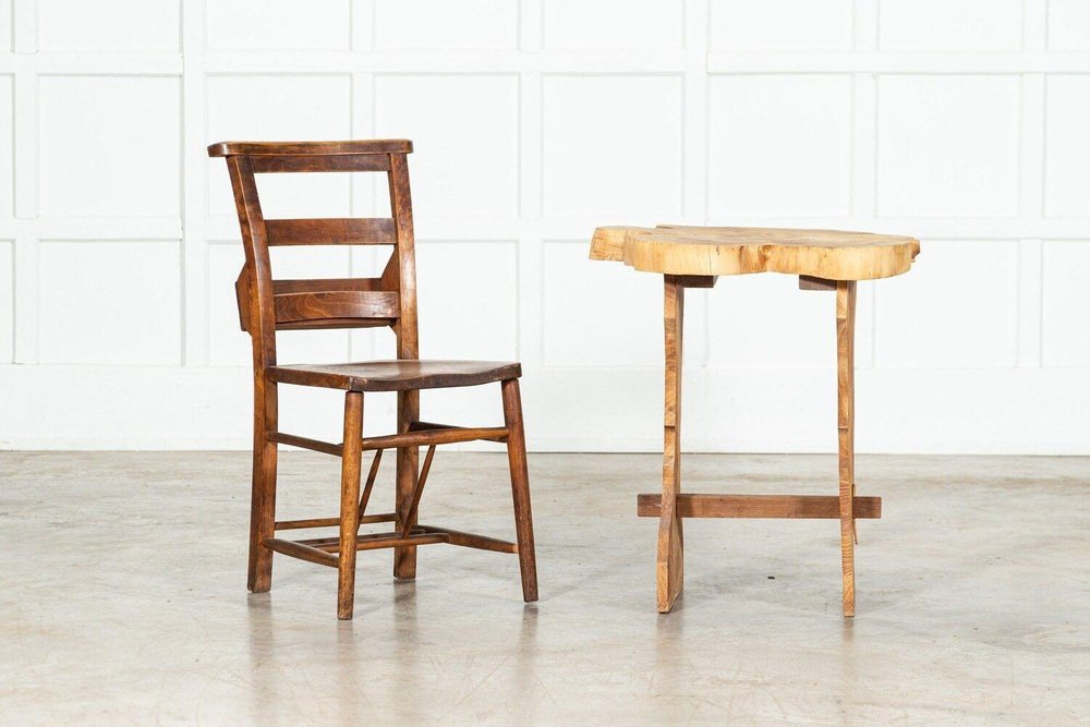 English Vernacular Elm Side Table for sale at Pamono