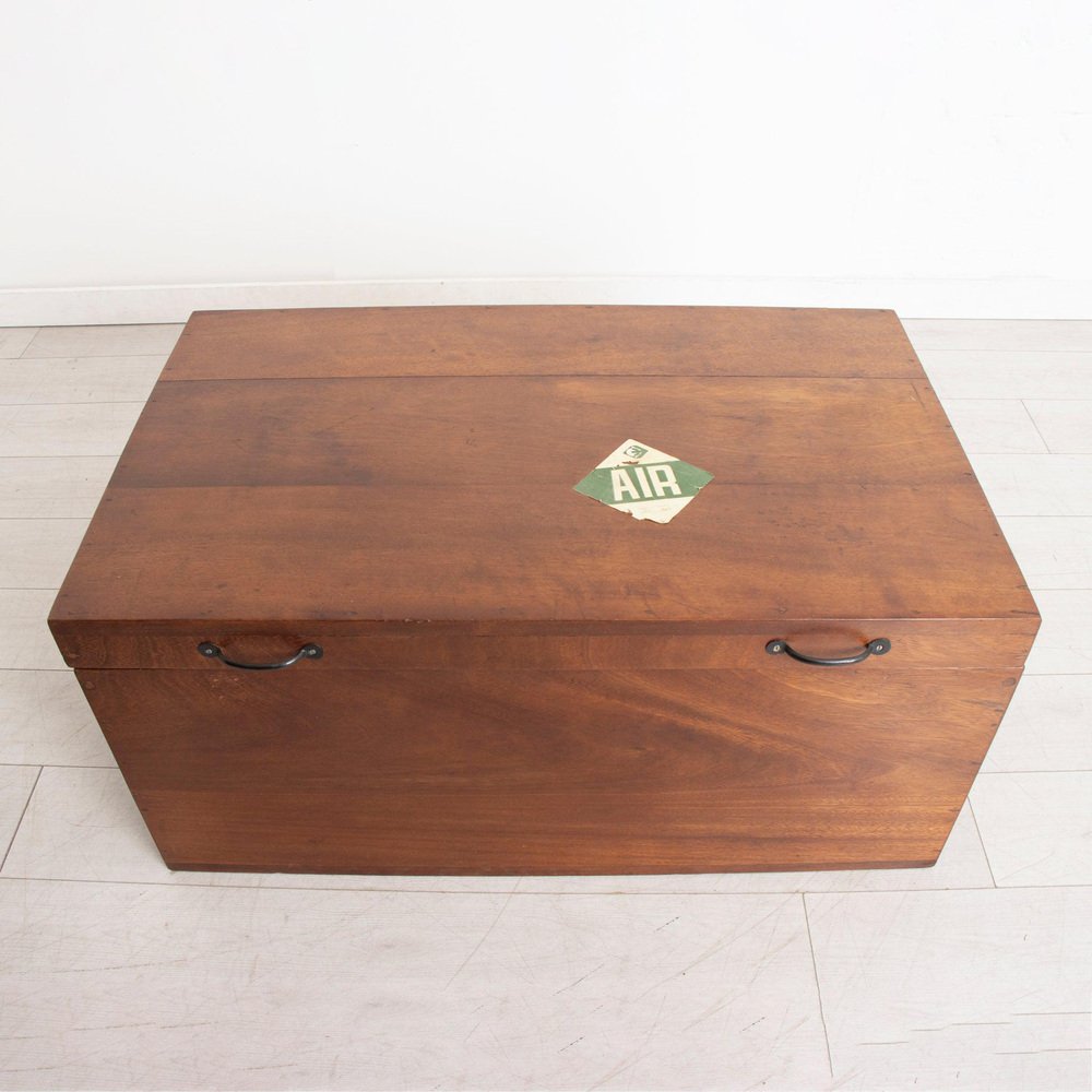 Air Cargo Packing Crate in East African Mahogany for sale at Pamono