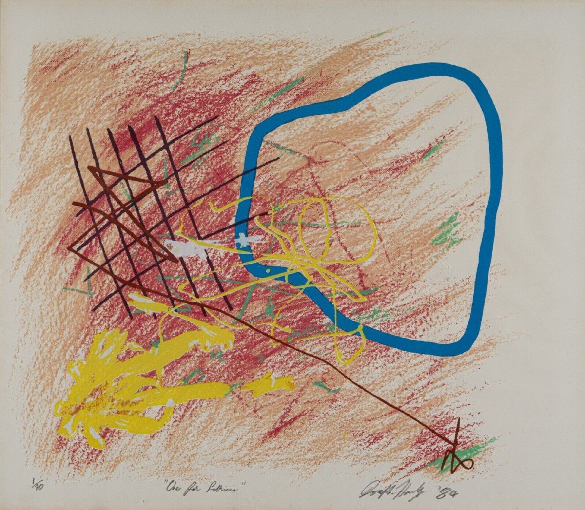 Joseph Hanly Hanley, One for Patricia, 1984, Lithograph for sale at Pamono