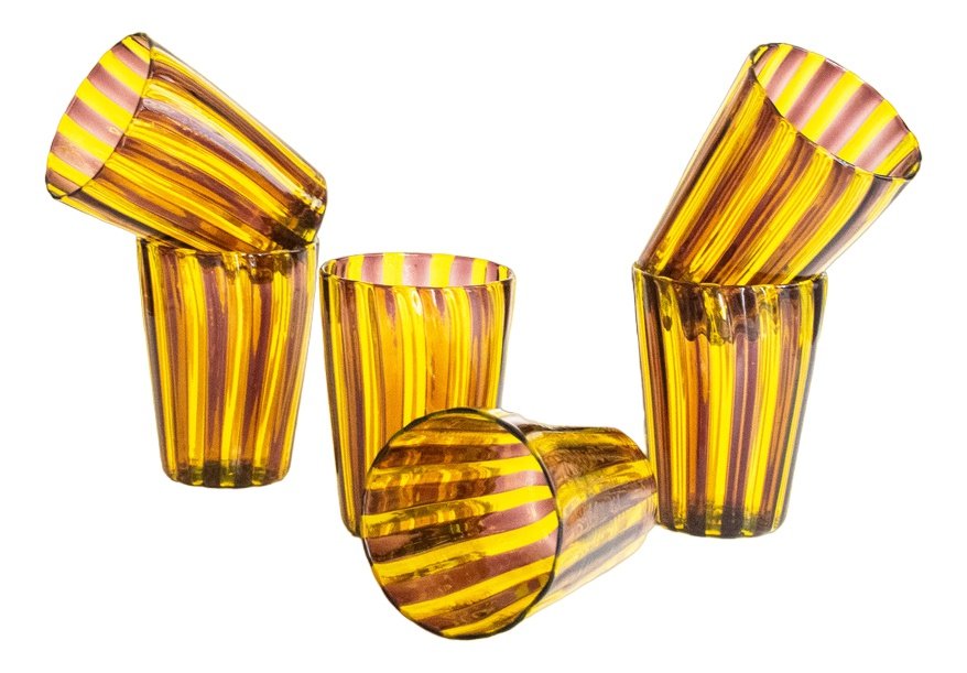 Italienische Murano Gläser von Angelo Ballarin für Ribes Studio, 2004 ...