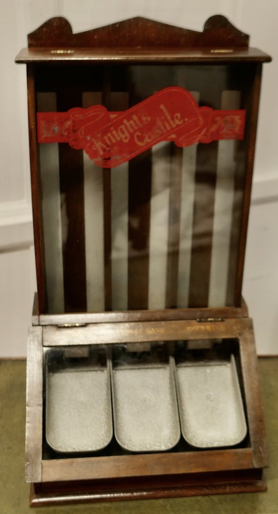 Knights Castile Chemist Shop Display Soap Dispensing Cabinet, 1890s for ...