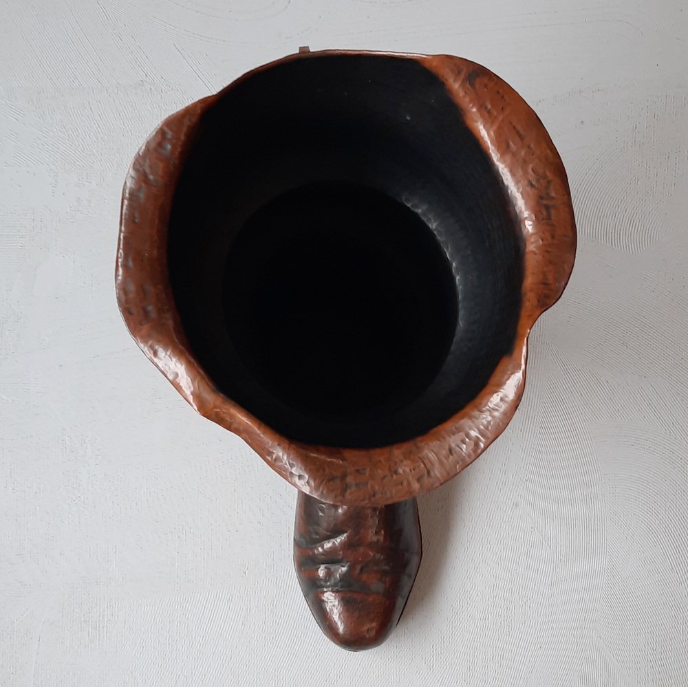 Large Brass Boot Cane Holder by Egidio Casagrande, Borgo Valsugana ...