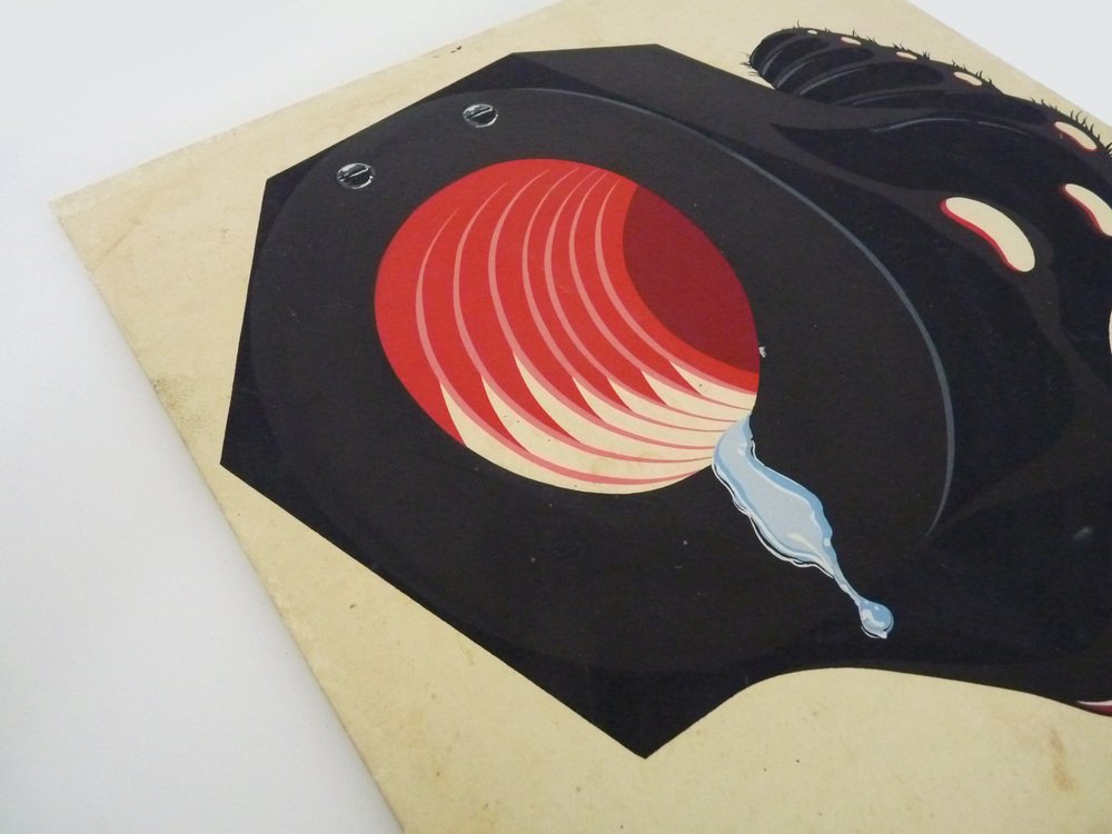 Armando Testa, Bruco Allarmato, Siebdruck, 1970er bei Pamono kaufen