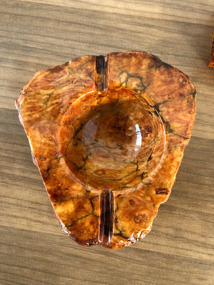 Roman Hand-Worked Alabaster Smoke Set, Italy, 1960s, Set of 3 for sale ...