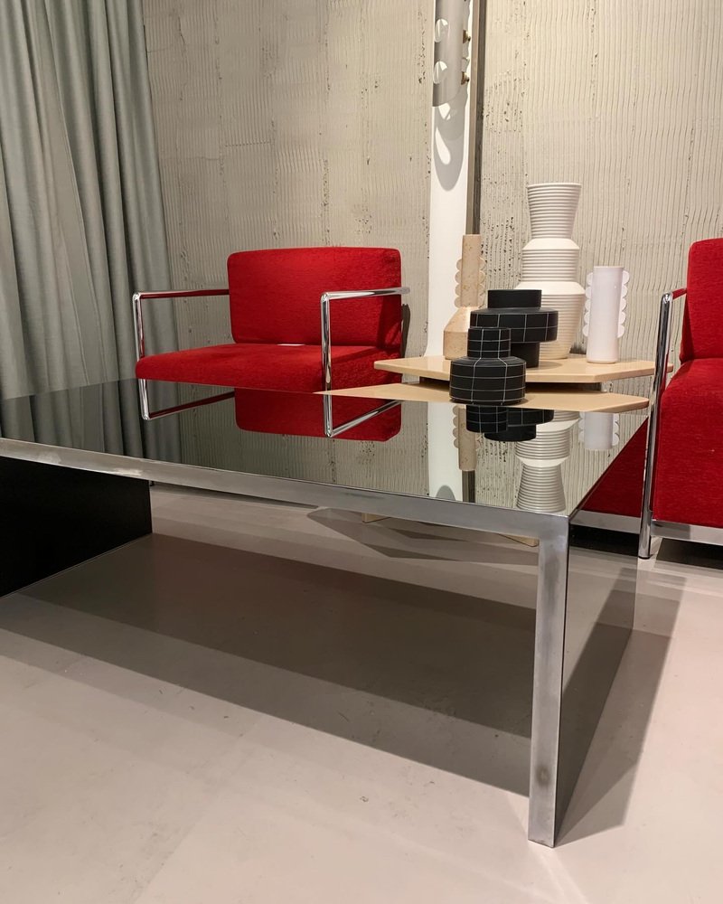 Four Corners Coffee Table by Nanda Vigo for sale at Pamono