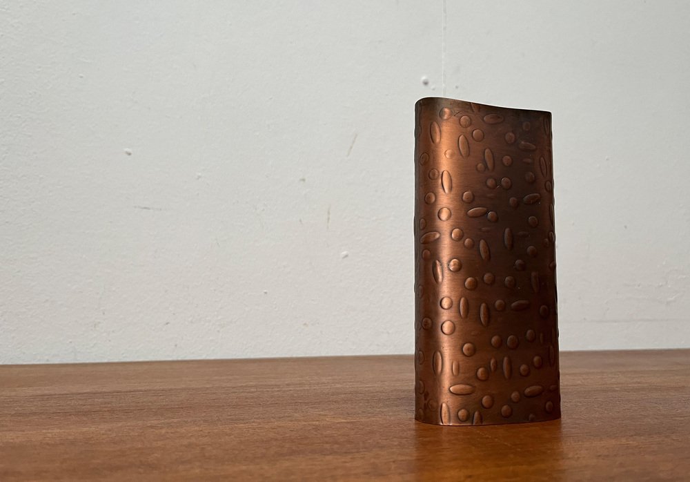 Mid-Century German Brutalist Copper Vase from Mussbach, 1960s for sale ...