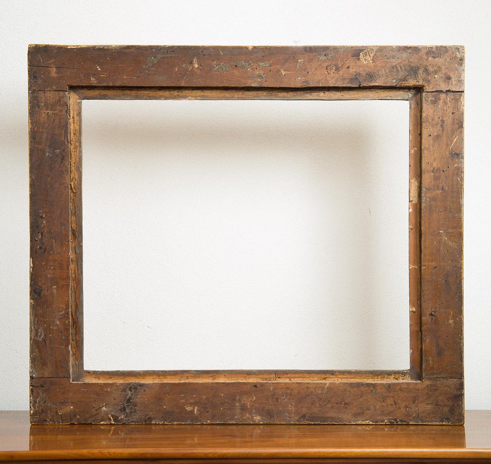 Antique Neapolitan Empire Frame in Gilded and Carved Wood, Early 1800s ...