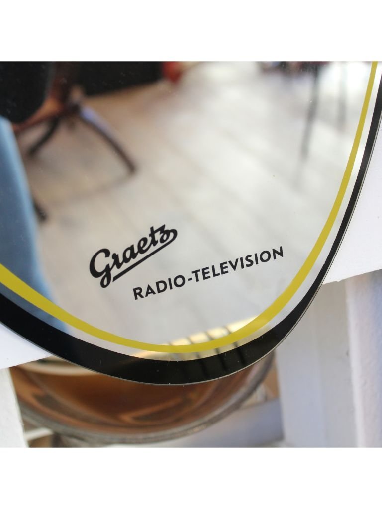 Wall Mirror by Graetz, 1970s for sale at Pamono