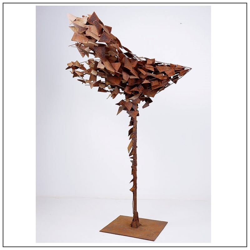 Large Rusted Sculpture, 2000s, Metal for sale at Pamono