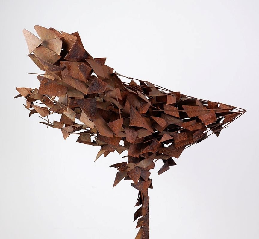 Large Rusted Sculpture, 2000s, Metal for sale at Pamono