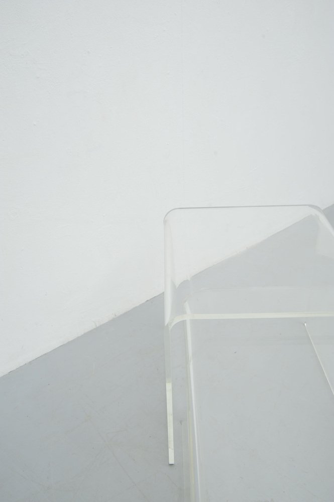 Nesting Tables in Acrylic Glass, Set of 2 for sale at Pamono