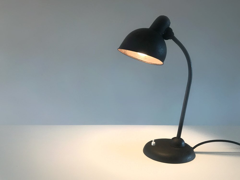 Bauhaus Model 6551 Desk Lamp by Christian Dell for Kaiser Idell, 1920s for sale at Pamono