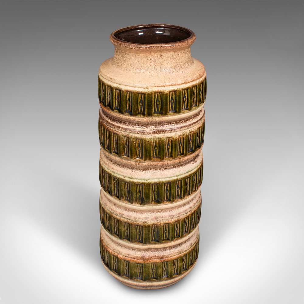 Tall Vintage German Stick Stand in Ceramic, 1960s for sale at Pamono