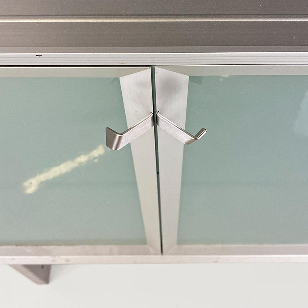 Italian Modern Pandora Glass and Metal Sideboard by Antonia Astori for ...