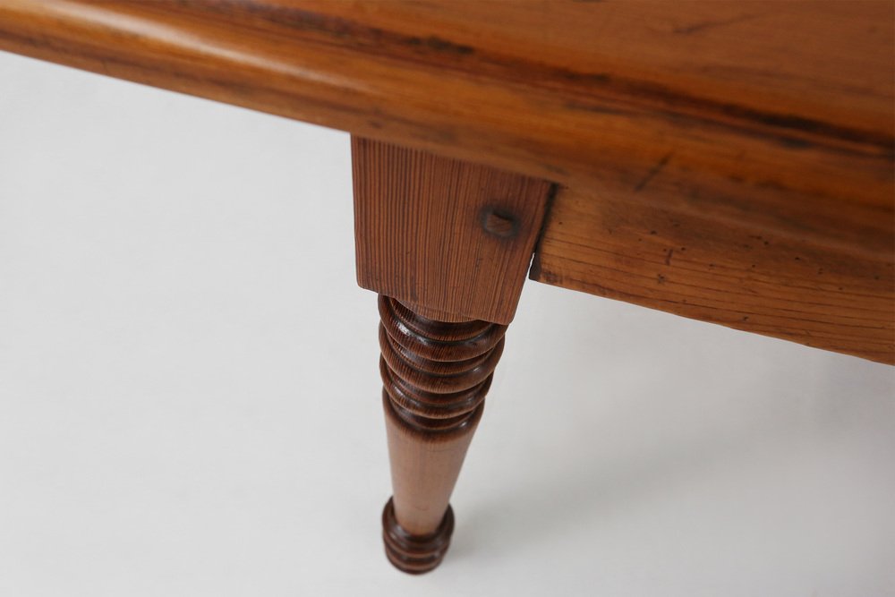Large 19th Century French Rustic Farmhouse Table, 1850s for sale at Pamono