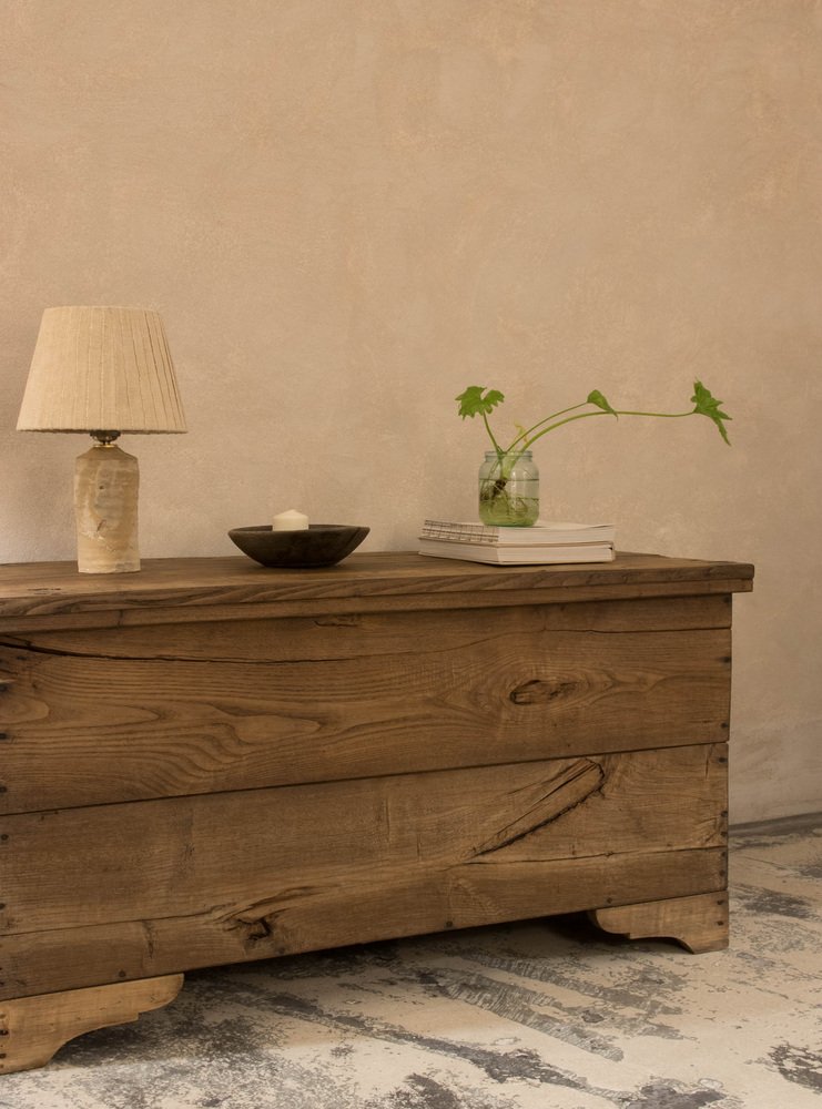 Rustic Trunk in Chestnut for sale at Pamono