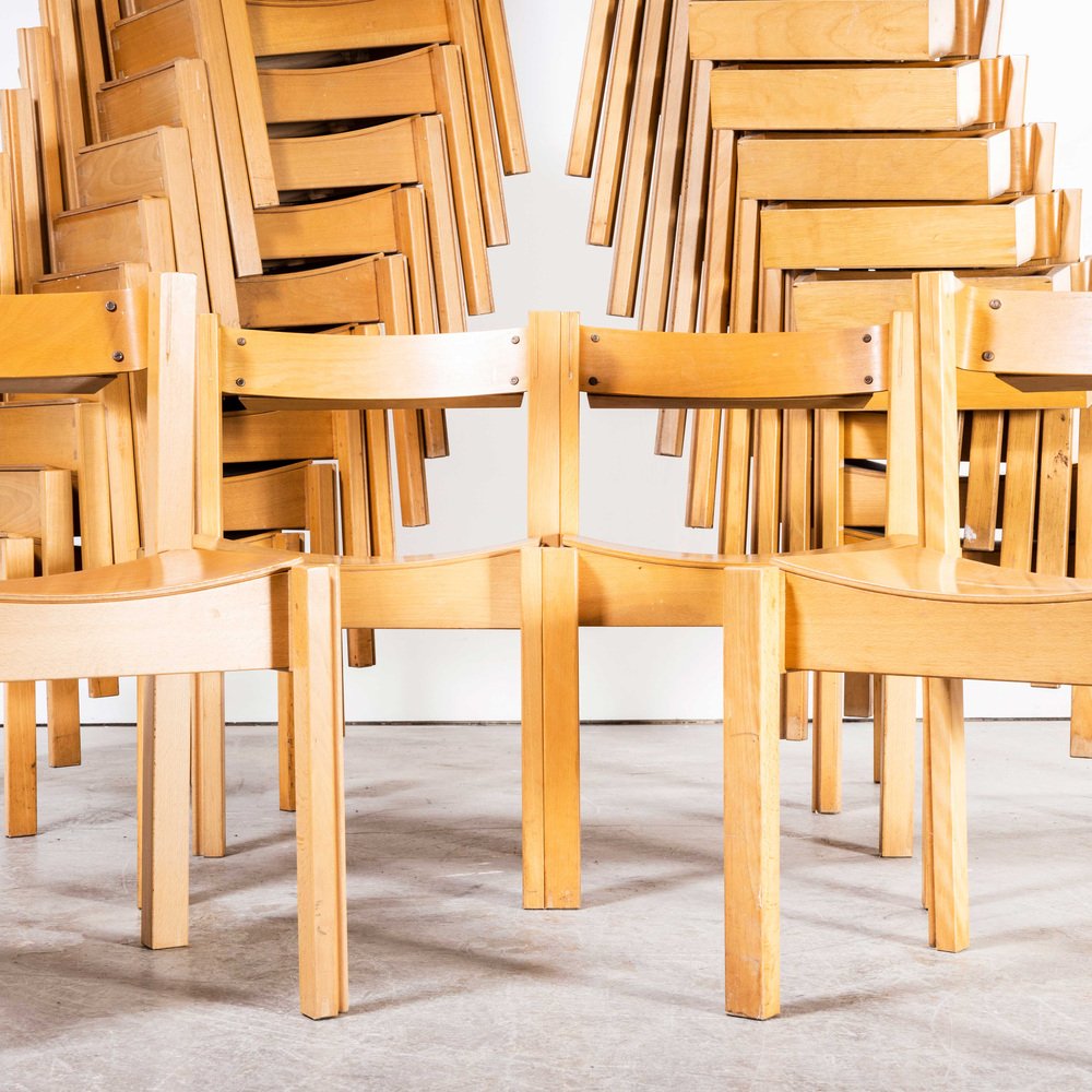 Vintage Linking and Stacking Chair by Clive Bacon, 1960s for sale at Pamono