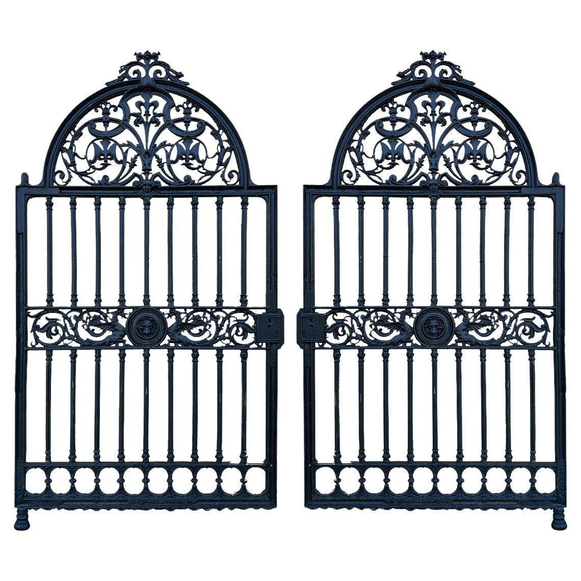 Large Victorian Cast Iron Driveway Gates from Yates Haywood & Co ...
