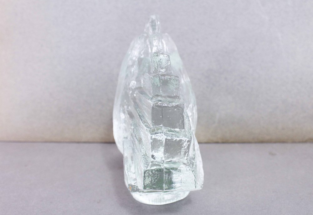 Glass Hen Paperweight by Pukeberg, 1970s for sale at Pamono