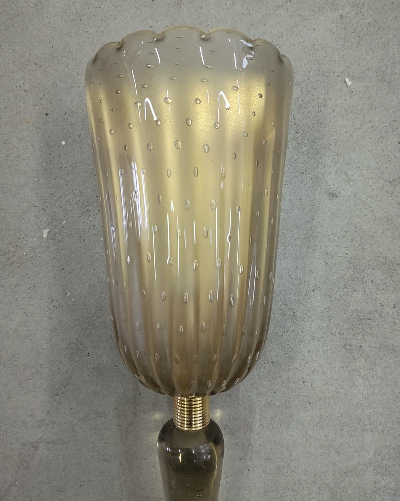 Murano Black and Cream Color Glass Wall Light, 2000 for sale at Pamono