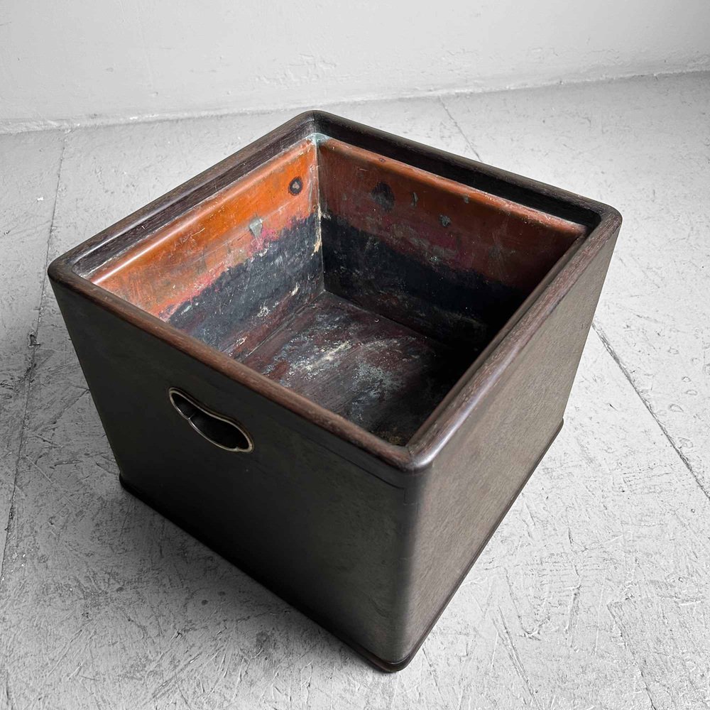 Shōwa Wooden Hibachi Fire Pot, Japan, 1960s for sale at Pamono