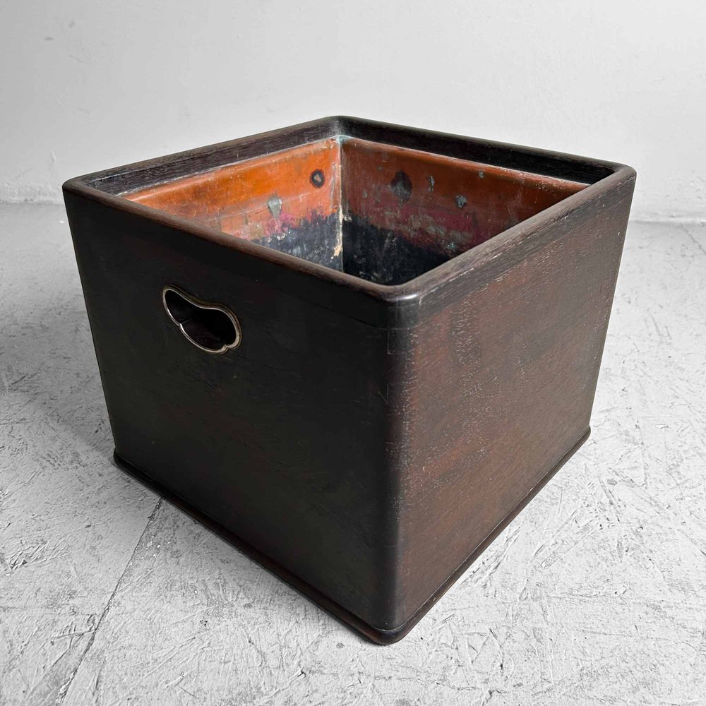 Shōwa Wooden Hibachi Fire Pot, Japan, 1960s for sale at Pamono