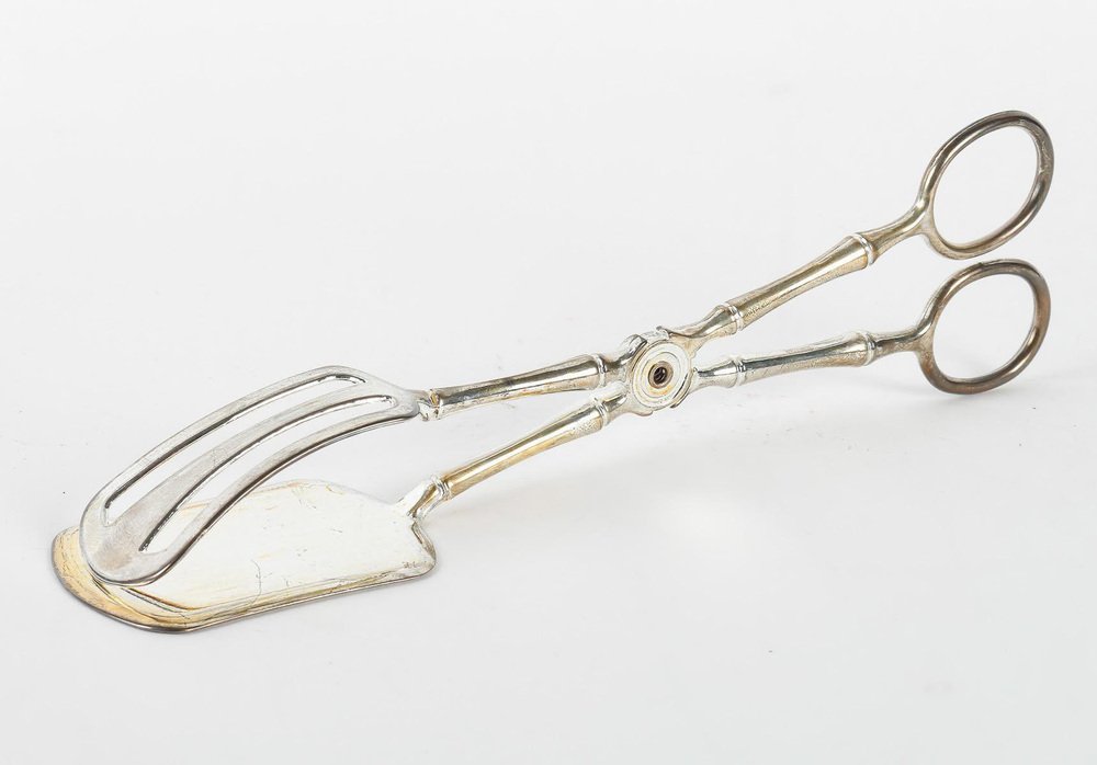 Mid-Century Silver-Plated Cake Server for sale at Pamono Mid-Century Silver-Plated Cake Server for sale at Pamono