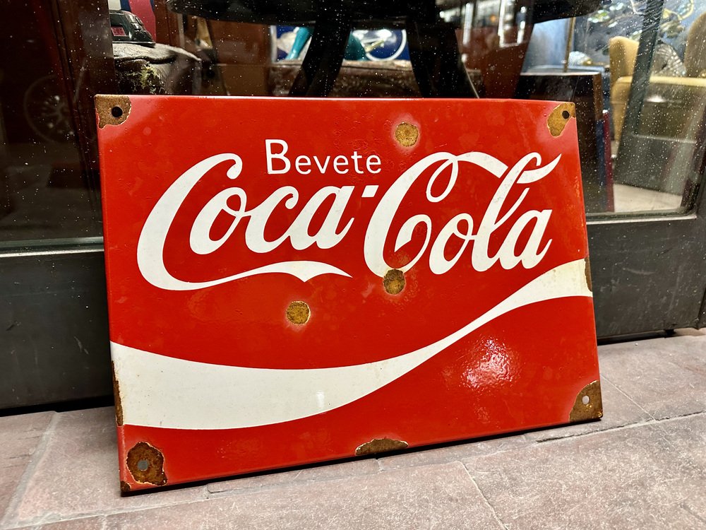 Vintage Coca Cola Sign for sale at Pamono