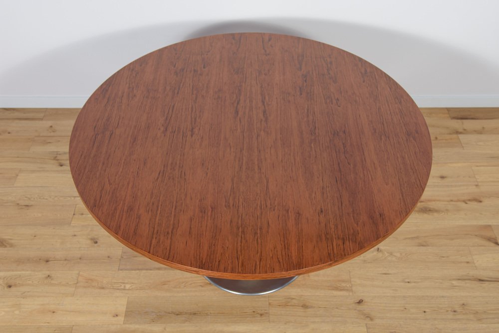 Mid-Century Round Dining Table, 1970s for sale at Pamono