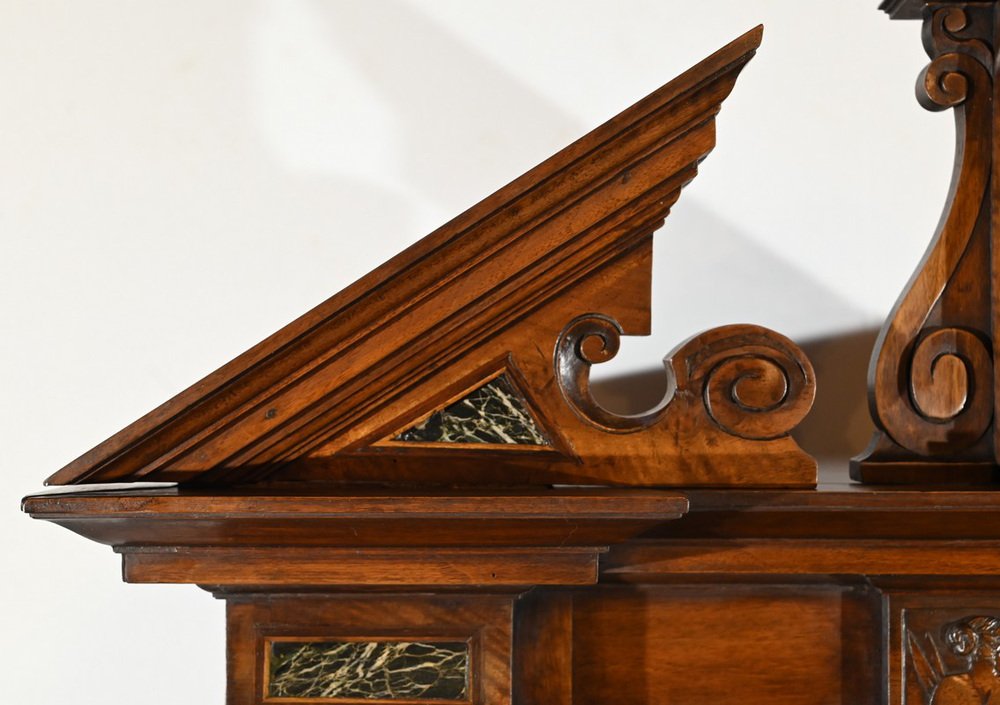 Small Mid-19th Century Renaissance Style 2-Body Buffet in Walnut for ...