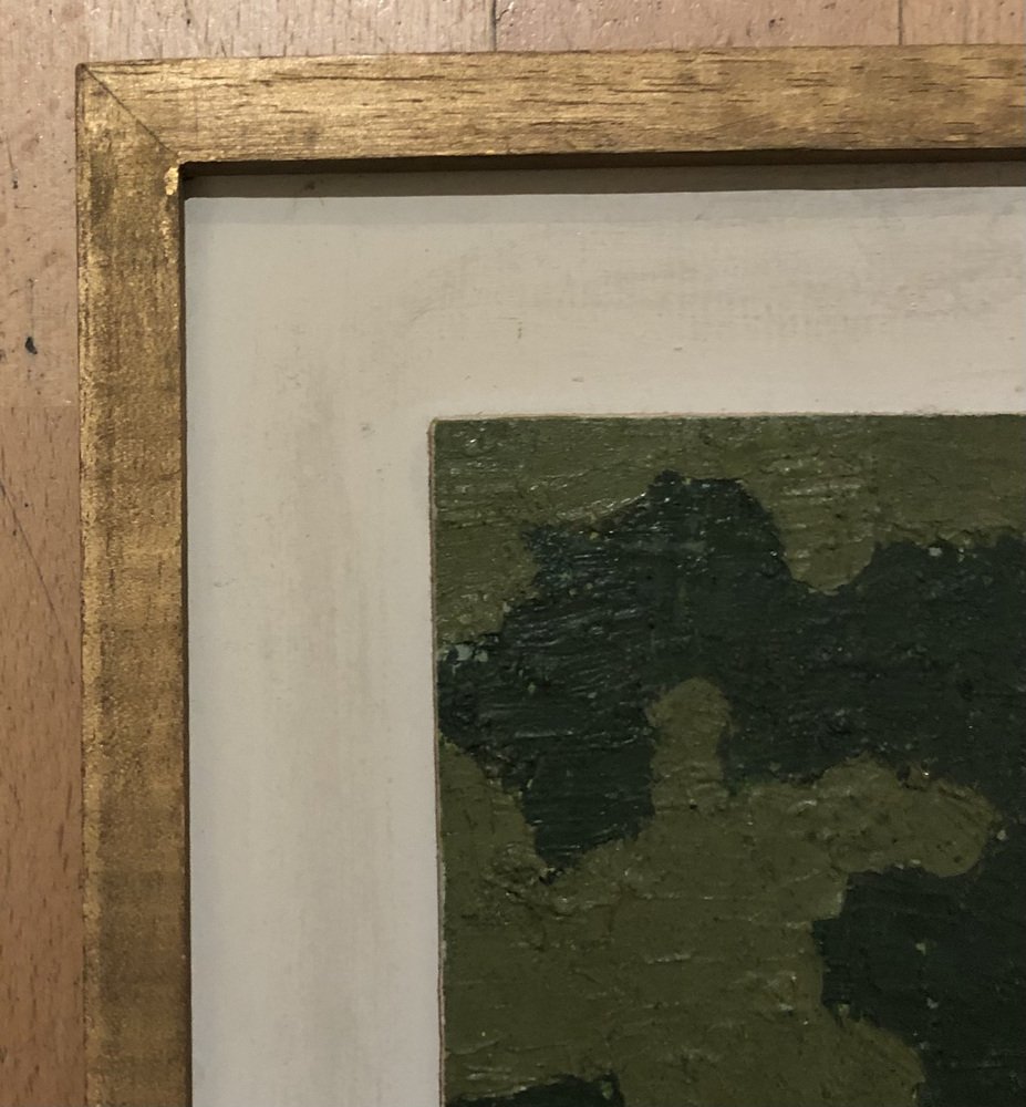 Jean-Jacques Boimond, Painter and Gardener at Work, Oil on Wood, 1990s ...