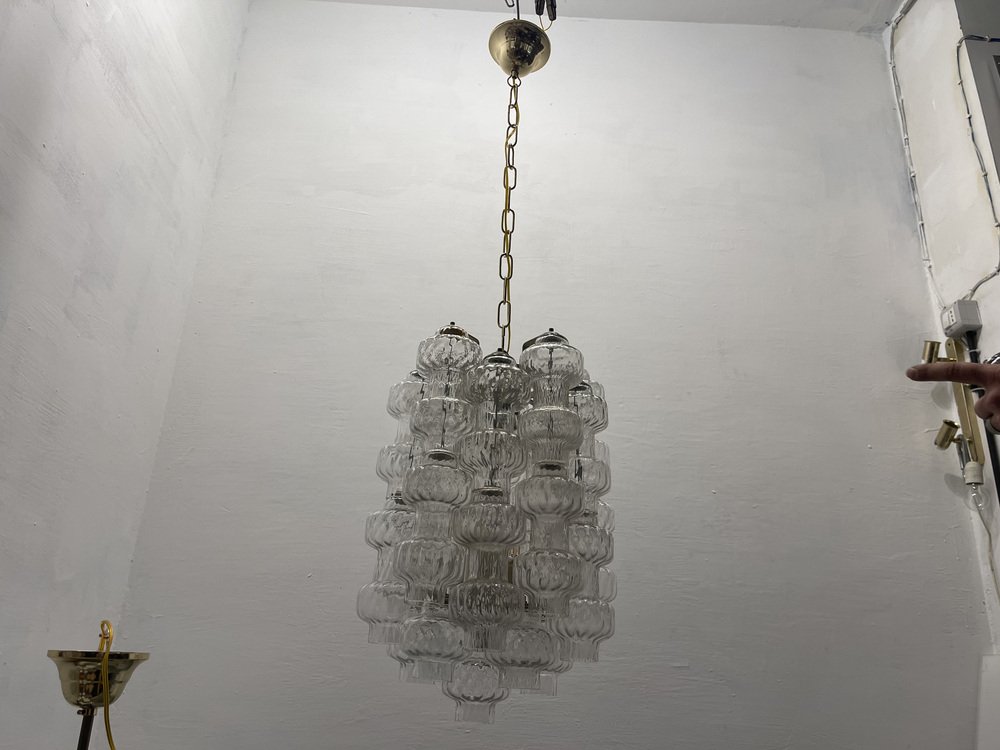 Murano Glass Ceiling Light from Venini, 1960s for sale at Pamono