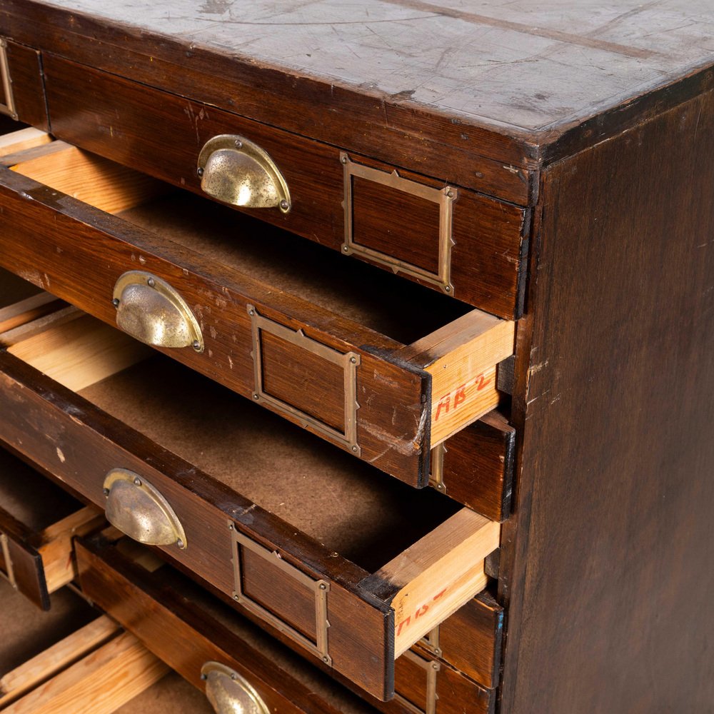 Vintage Engineers Drawer Unit, 1950s for sale at Pamono