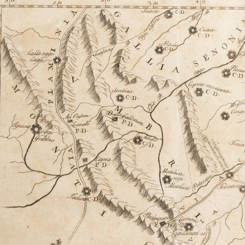 Framed Historical Geographical Map for sale at Pamono