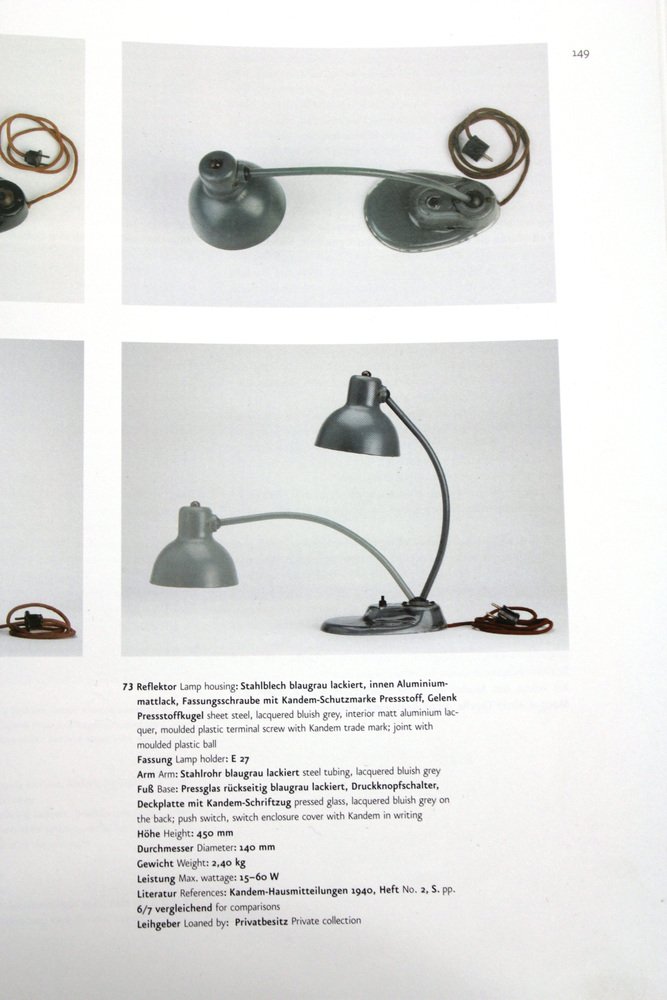 Bauhaus German Table Lamp by H. Bredendieck and Marianne Brandt for ...