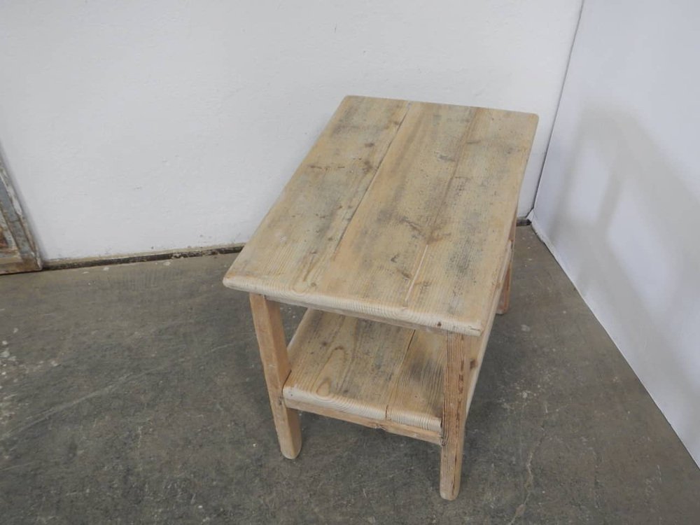 Vintage Spruce Stool, 1960s for sale at Pamono