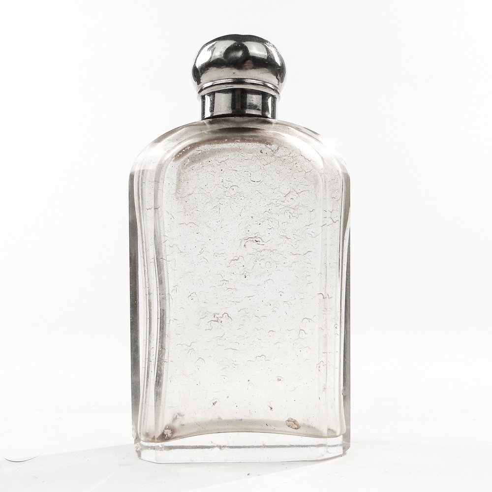 Art Deco Crystal Flask, France, 1930s for sale at Pamono
