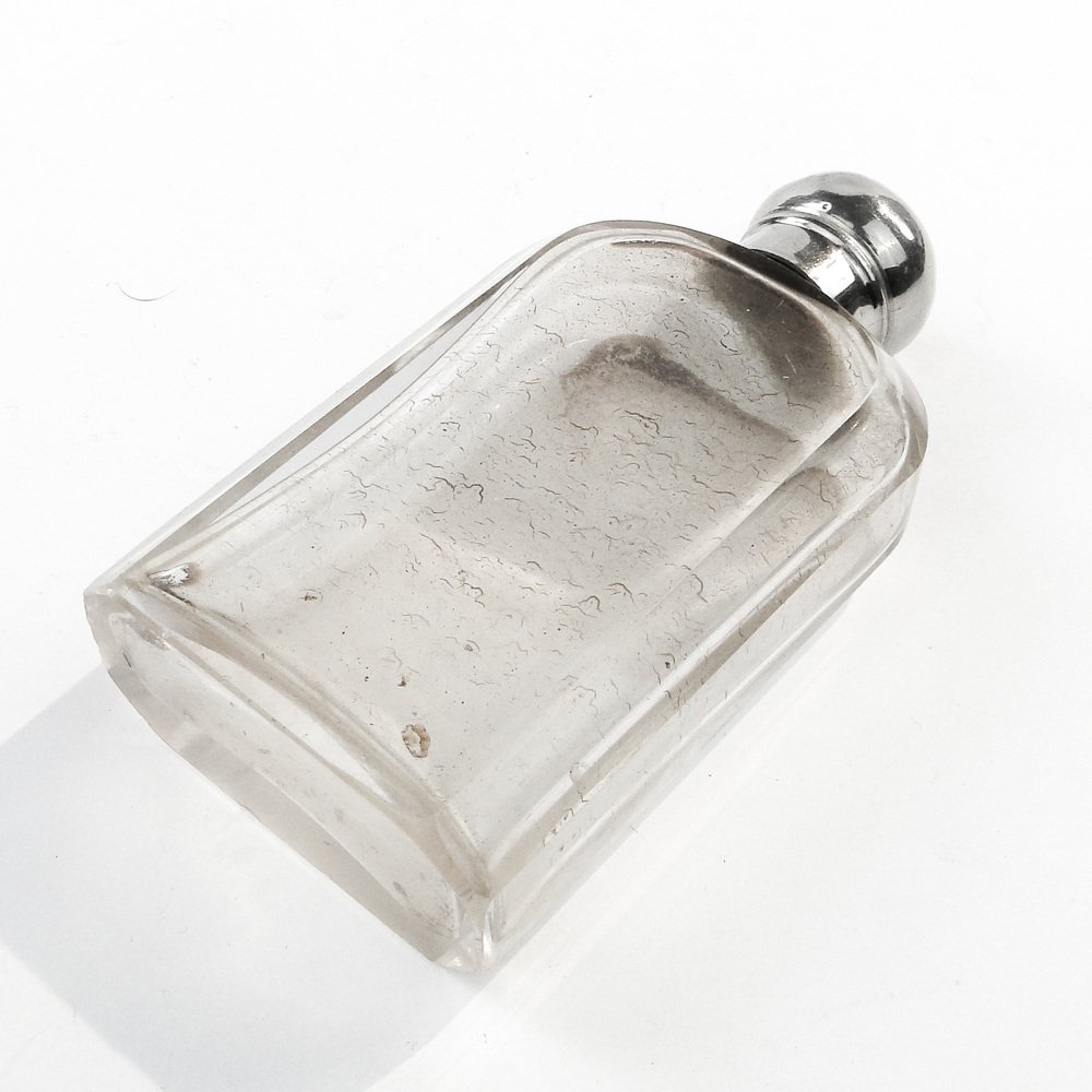 Art Deco Crystal Flask, France, 1930s for sale at Pamono