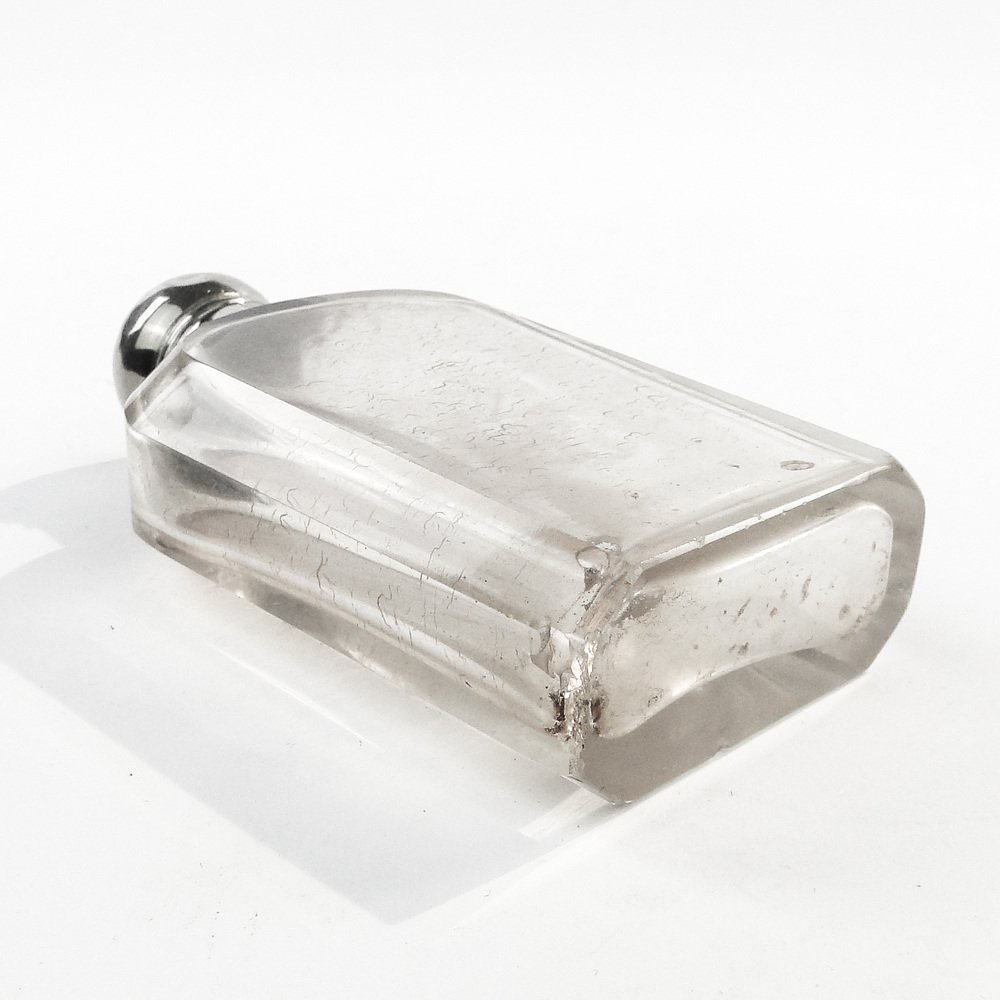 Art Deco Crystal Flask, France, 1930s for sale at Pamono